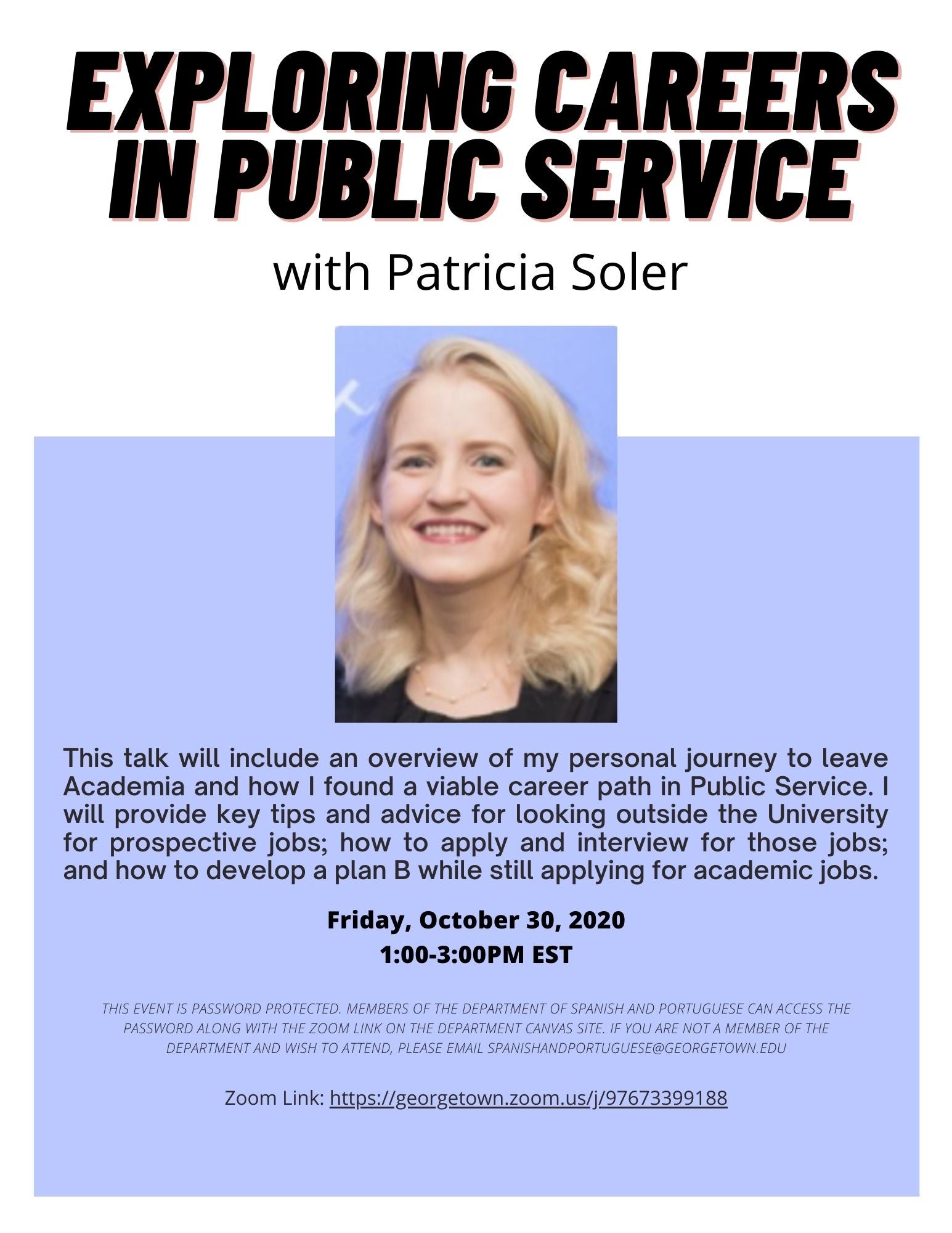Exploring Careers in Public Service | Department of Spanish and ...